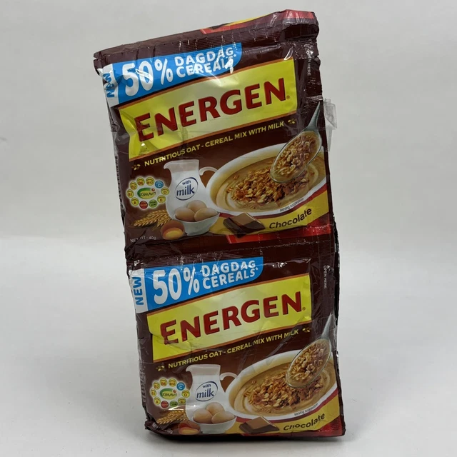 ENERGEN CHOCOLATE OAT Cereal Milk Flavor Powdered Drink 10x40g ...