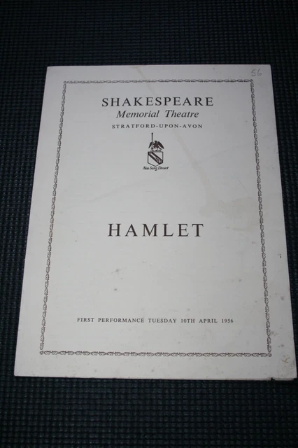 HAMLET - 1956 Shakespeare Theatre Programme - Harry Andrews, Patrick ...