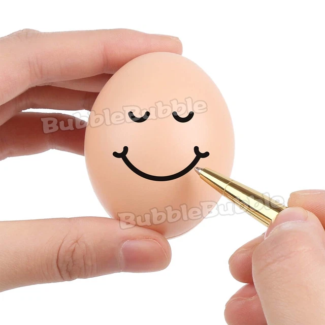 6-24X PLASTIC FAKE Chicken Eggs Poultry Layer Coop Hatching Simulation ...