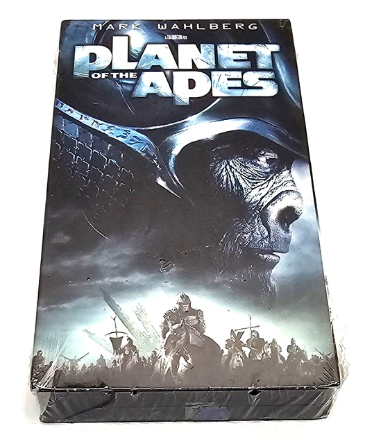 PLANET OF THE Apes VHS 2001 Mark Wahlberg Brand New Sealed Watermarked ...