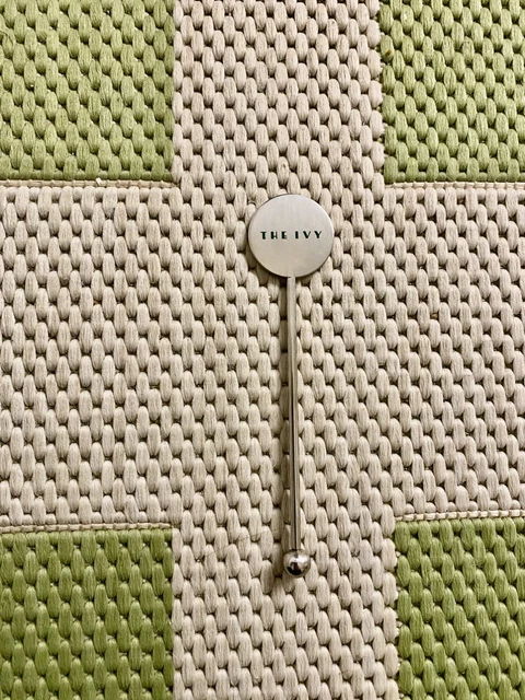 GENUINE SILVER & Green Ivy Cocktail Drink Stirrer with Logo Barware ...