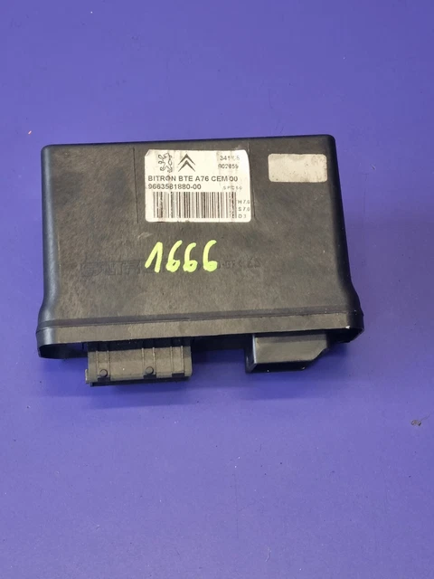 PEUGEOT 207 CC module cabriolet module de toit unité de commande ...