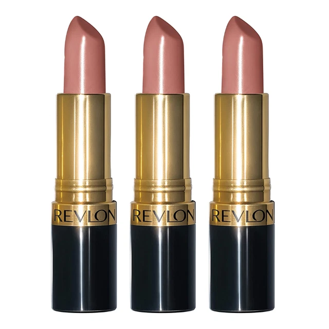 REVLON SUPER LUSTROUS Lipstick 4.2g - 637 Blushing Nude x3 EUR 25,99 ...