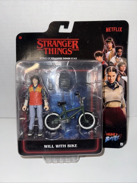 NEW SEASON! 2025 Jazwares Stranger Things WILL BYERS WITH BIKE Action ...