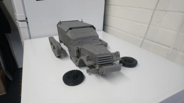 1-16 SCALE 3D Printed Ww2 Usa M3 Halftrack Command Vehicle £44.00 ...