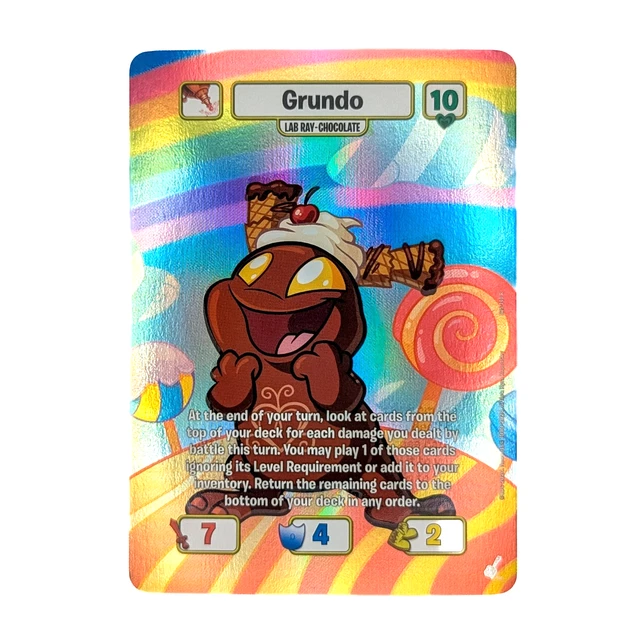 NEOPETS BATTLEDOME TCG 25th Anniversary 🎈 Lab Ray Chocolate Grundo $4. ...