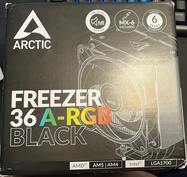 ***NEU *** ARCTIC Freezer 36 A-RGB (black) CPU-Kühler EUR 25,00 ...