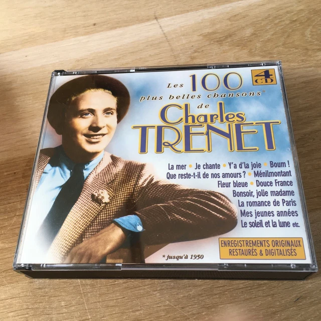 CHARLES TRENET - Les 100 Plus Belles Chansons - 2 CD BOX SET!!!! £9.50 ...