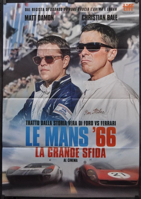 LE MANS '66 Ford V Ferrari 2019 Original 39X55 Italien Film Affiche Mat Damon EUR 277,14 ...