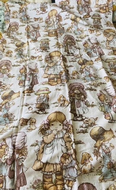VINTAGE HOLLY HOBBY Sarah Kay Curtain Panel 180 X 114cm £14.00 ...