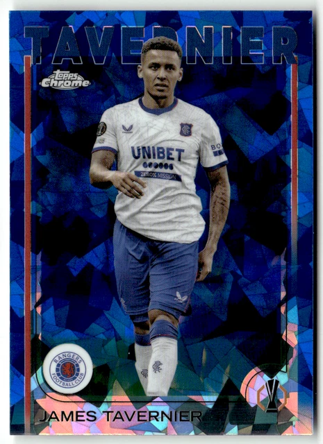 TOPPS CHAMPIONS LEAGUE Chrome 2025 No. 26 James Tavernier Zafiro ...
