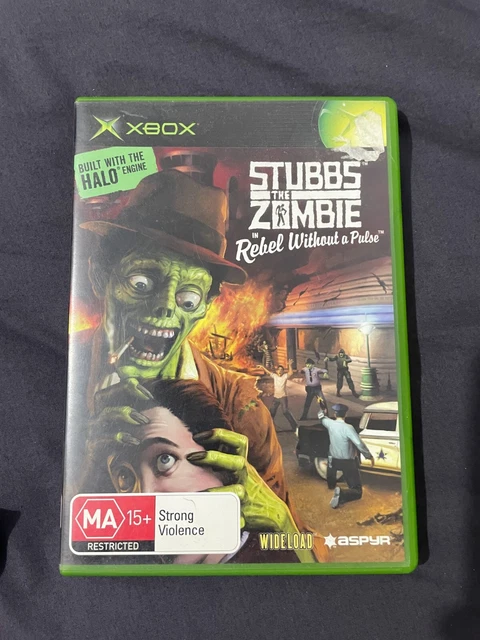 STUBBS THE ZOMBIE In Rebel Without A Pulse Xbox Game PAL (Complete with ...