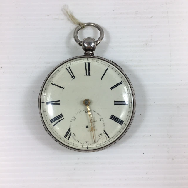 ANTIQUE 1856 SOLID Silver Cased George Wilson Penrith Pocket Watch Not ...