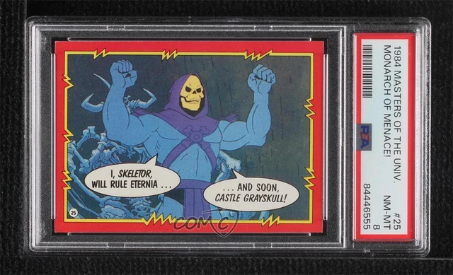 1984 MATTEL MASTERS of the Universe Monarch of Menace ! #25 PSA 8 12p5 ...