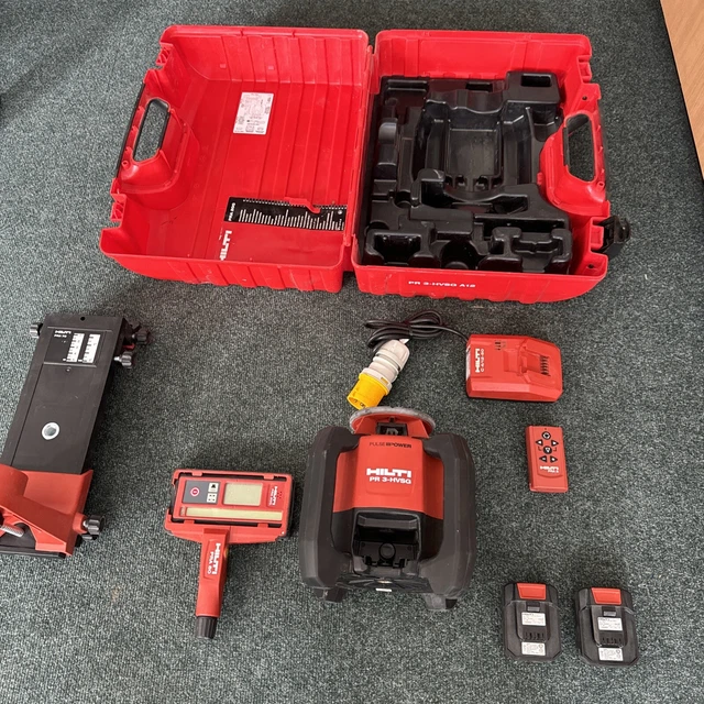HILTI - PULSE POWER III - PR 3-HVSG - LASER LEVEL PRA 2 PRA 20G PRA 80 ...