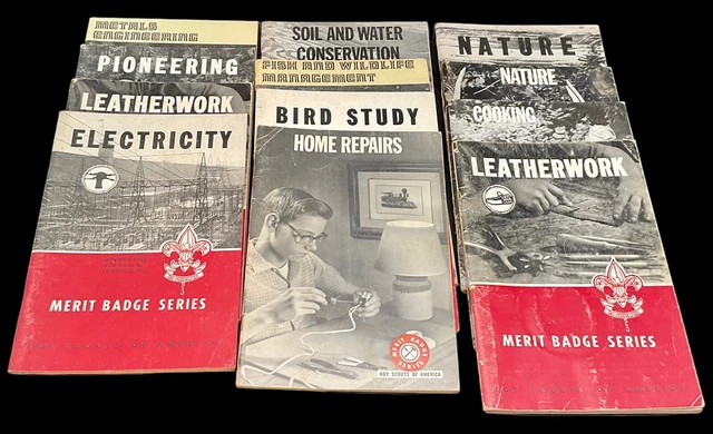 VTG 1950S, ‘60S, & ‘70s Merit Badge Series Books Boy Scouts Of America ...