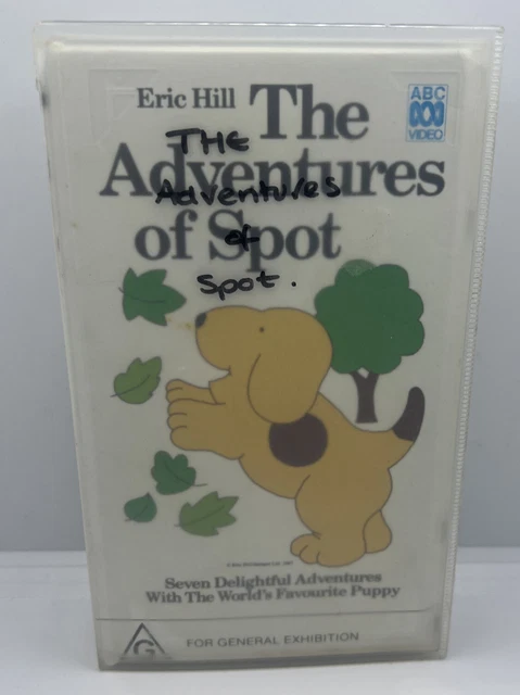 VHS TAPE - THE ADVENTURES OF SPOT 1991 Vintage Kids Show ABC Australia ...