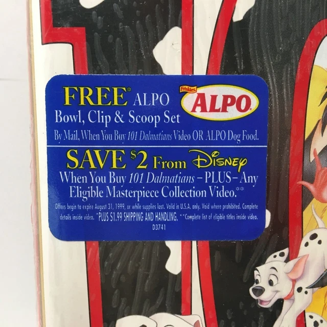 101 DALMATIANS WALT Disney Masterpiece Collection Clamshell VHS 15797 ...