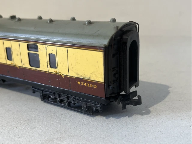 VINTAGE HORNBY DUBLO OO Gauge 4051 Corridor Brake 2nd Coach RN W34290 ...
