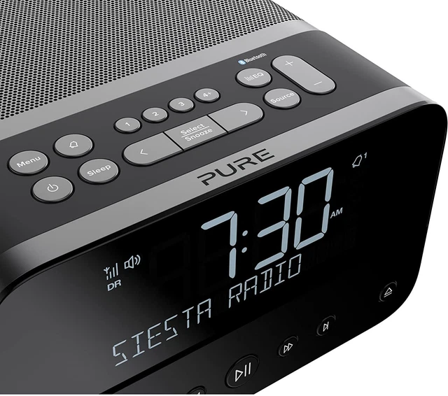 PURE SIESTA HOME,CD Player, Digital DAB-DAB+ FM Radio, Bluetooth, With ...