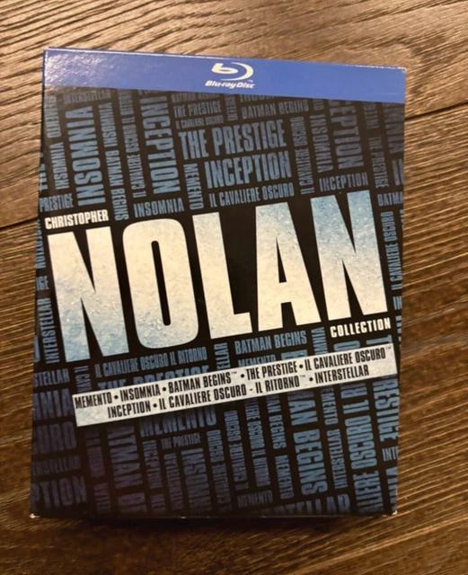 CHRISTOPHER NOLAN COLLECTION Cofanetto 8 film Blu ray COME NUOVO EUR 45 ...