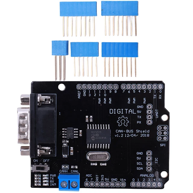 MCP2515 CAN BUS Shield Useful Can Bus Controller Shield Board Module ...