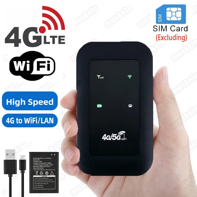 PORTABLE UNLOCKED MINI Mobile Broadband 4G LTE Wireless WiFi Router ...
