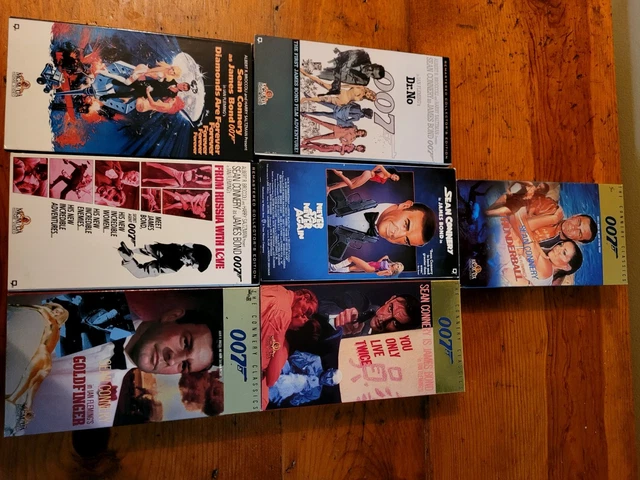 JAMES BOND VHS collection $40.00 - PicClick CA