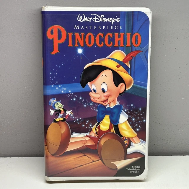 WALT DISNEY’S PINOCCHIO VHS Video Tape Masterpiece Collection BUY 2 GET 1 FREE! £2.90 - PicClick UK