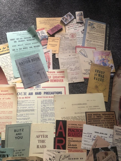 VARIOUS REPO WW2-REENACTMENT-1940'S Information cards/poster. $15.74 ...