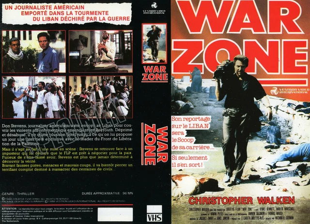 JAQUETTE VIDEO(SEUL SANS vhs) WAR ZONE-VESTRON VIDEO- EUR 3,50 ...