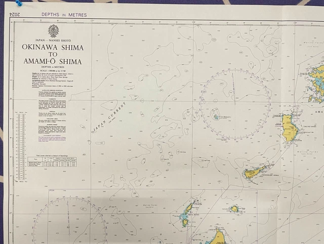 ADMIRALTY 2024 JAPAN NANSEI SHOTO OKINAWA SHIMA TO AMAMI O Map Chart ...