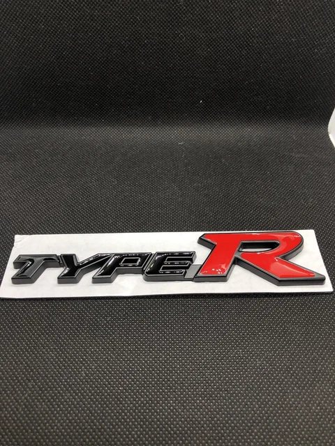 HONDA TYPE R Badge Side Rear Emblem Sticker Fn2 Ep3 Civic Integra Dc5 ...