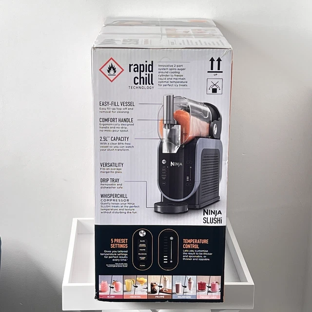 NEW NINJA SLUSHI Frozen Drink Maker FS301UK Slushy Slushie Machine FREE ...