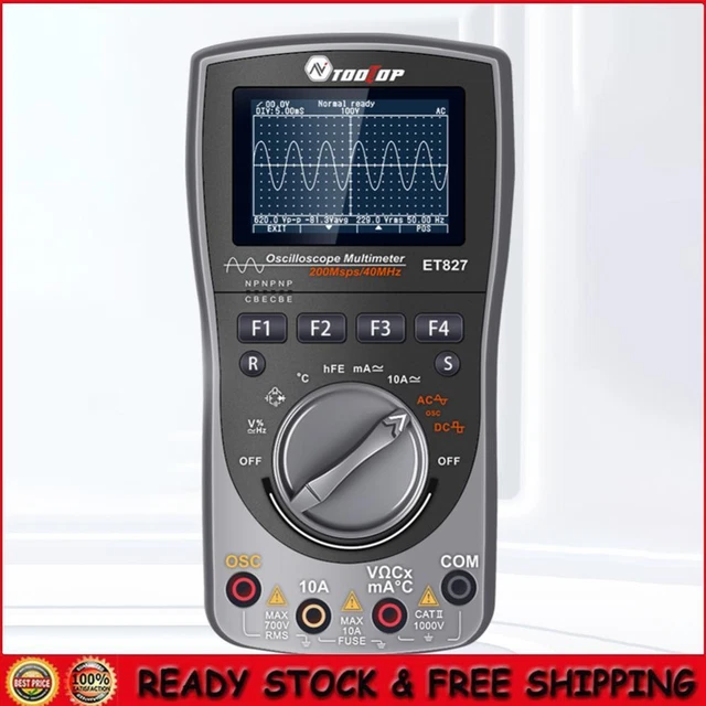 DIGITAL RESISTANCE FREQUENCY Diode Tester 6000Counts Professional ...