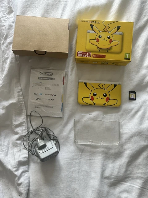 NINTENDO 3DS XL Pokemon Pikachu Edition Yellow Console With Charger ...