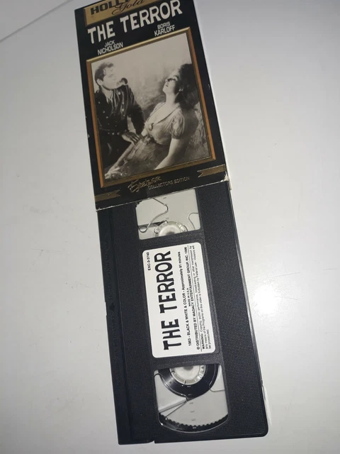 HOLLYWOOD CLASSICS - The Terror VHS - Jack Nicholson & Boris Karloff ...