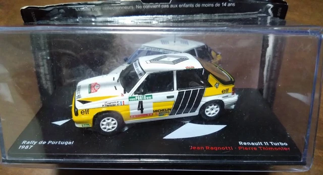 DEAGOSTINI RALLY CAR Collection 1/43 Renault 11 Turbo 1987 Minicar EUR ...