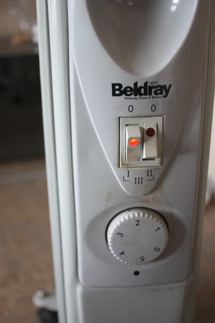 BELDRAY 7-FIN OIL-FILLED Radiator Model Number 301717 £19.99 - PicClick UK