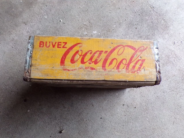 CAISSE BOIS COCA Cola France Paris 400 EUR 90,00 - PicClick FR