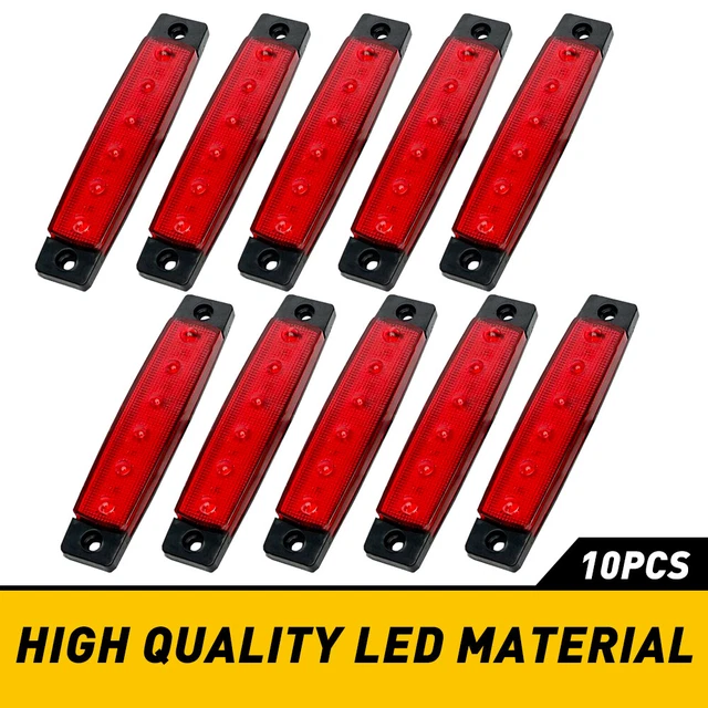 FEUX ROUGES PODS LED 10 Rock Light pour soubassement Jeep Offroad UTV ...