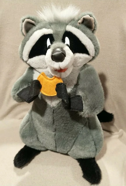 VINTAGE POCAHONTAS LARGE 16" Meeko Raccoon Plush Toy Stuffed Animal ...