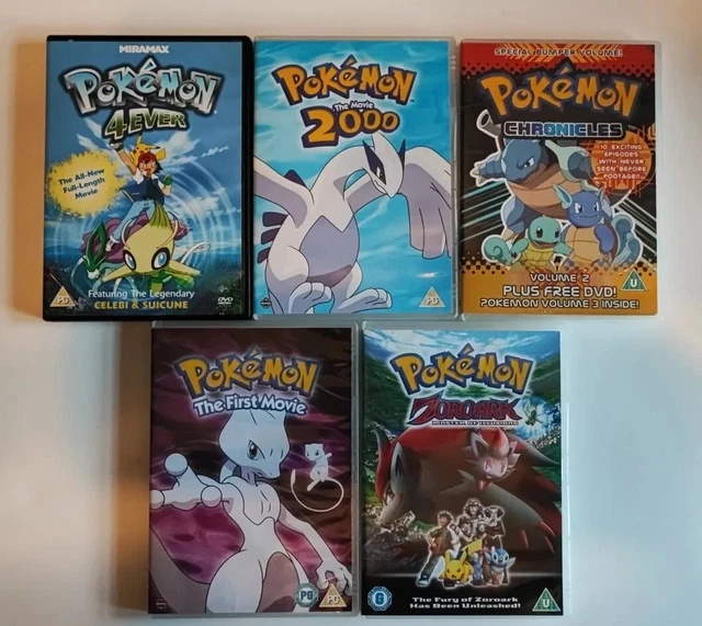 POKEMON BUNDLE / Pokemon 2000 / First Movie / 4 Ever / Chronicles ...