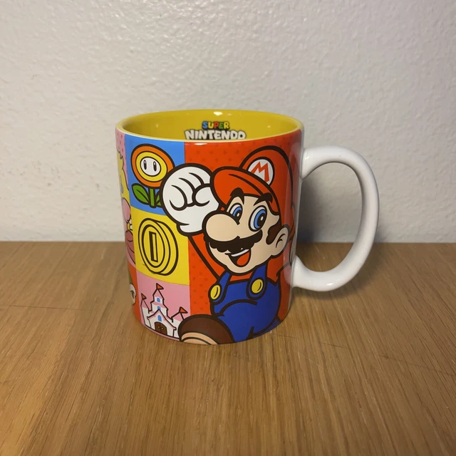SUPER NINTENDO WORLD Mario Peach Bowser Luigi Toad Mug Cup Universal ...