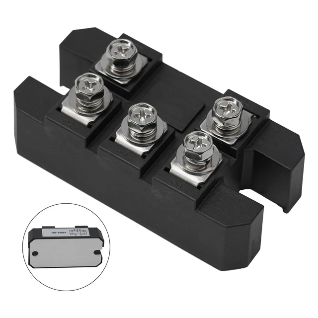 MDS-100A,1600V 5 TERMINALS 3 Phase Full Wave Diode Module Bridge ...