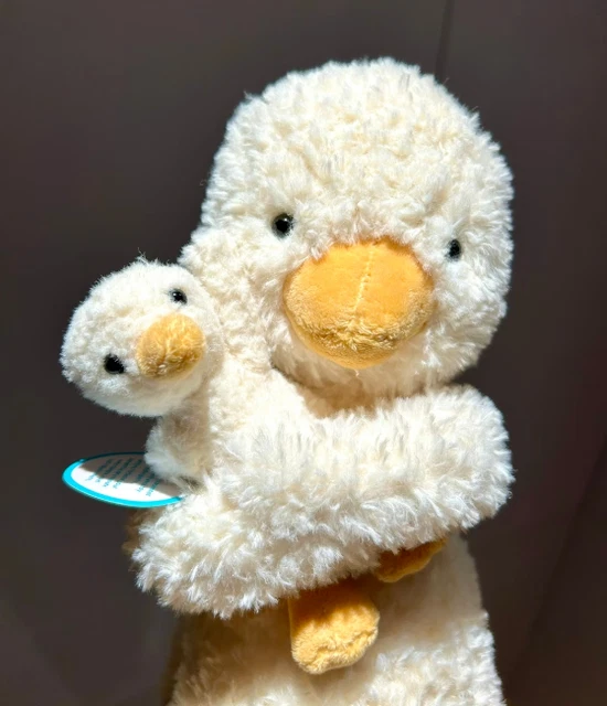 JELLYCAT HUDDLES DUCK Plush - Super Soft Cuddle Toy BNWT with Dust Bag ...