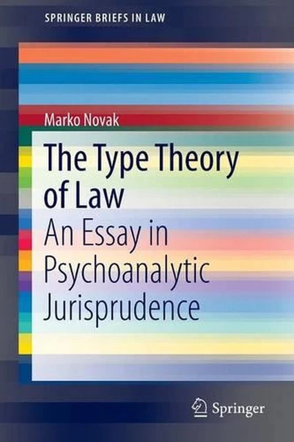 LA THÉORIE TYPE du droit : essai de jurisprudence psychanalytique par ...