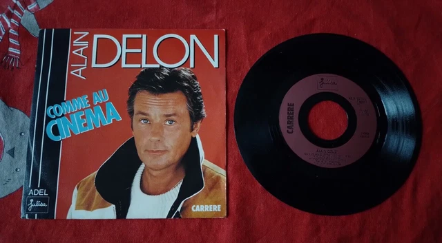 VINYLE 45 TOURS Alain Delon Comme au cinéma Carrere 14242 ... EUR 7,00 ...
