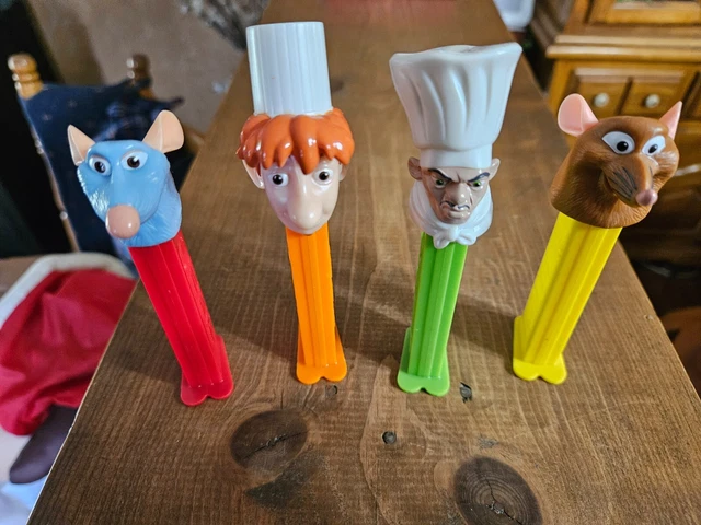 DISNEY PIXAR’S RATATOUILLE - PEZ Dispensers - CHEF SKINNER-LINGUINI ...