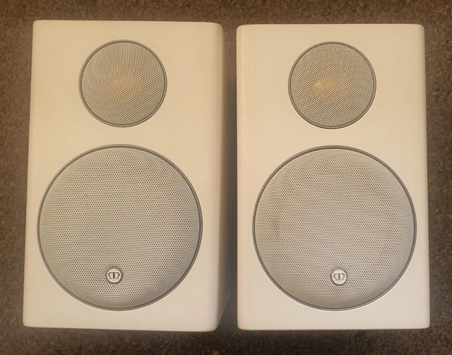 MONITOR AUDIO RADIUS 90 Pair Of Mini Studio Monitor Speakers In White ...